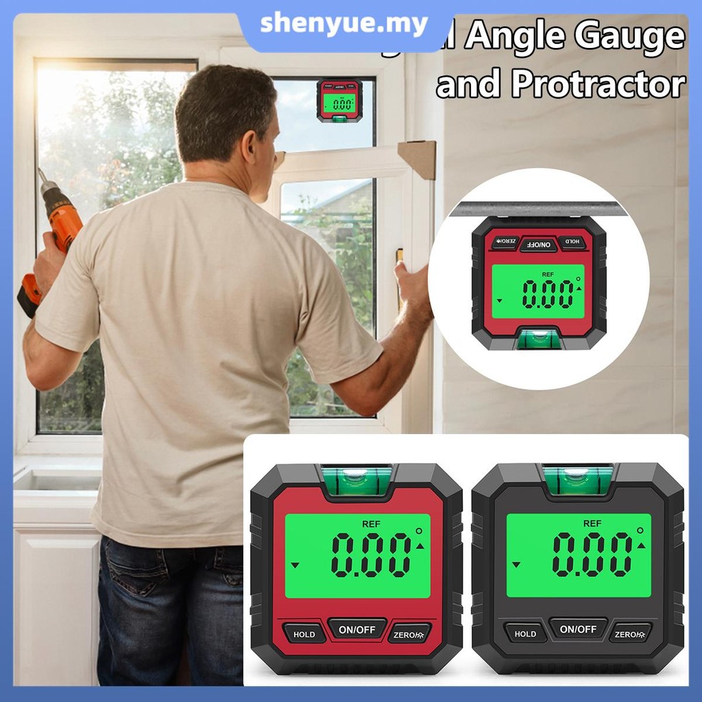 Electronic Digital Level Box Protractor High Accuracy Angle Finder ...