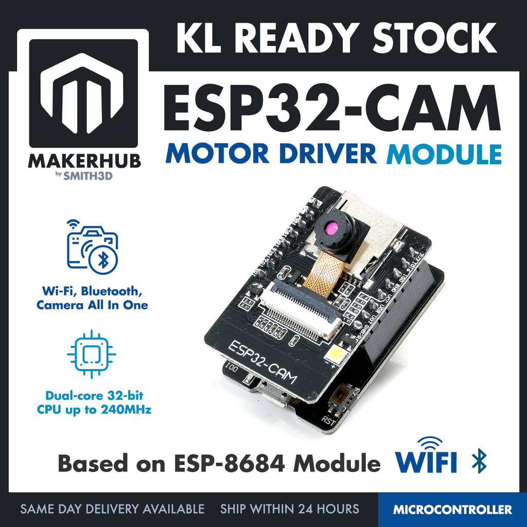 NodeMCU ESP32 CAM Wi-Fi + Bluetooth Development Board CH340/CP2012 with ...