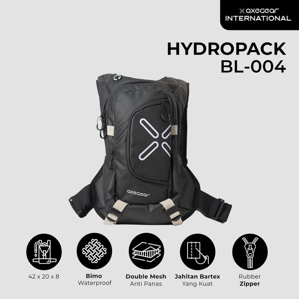 Hydropack Backpack BL 004 RKYND - AXEGEAR hydropack backpack | Shopee ...