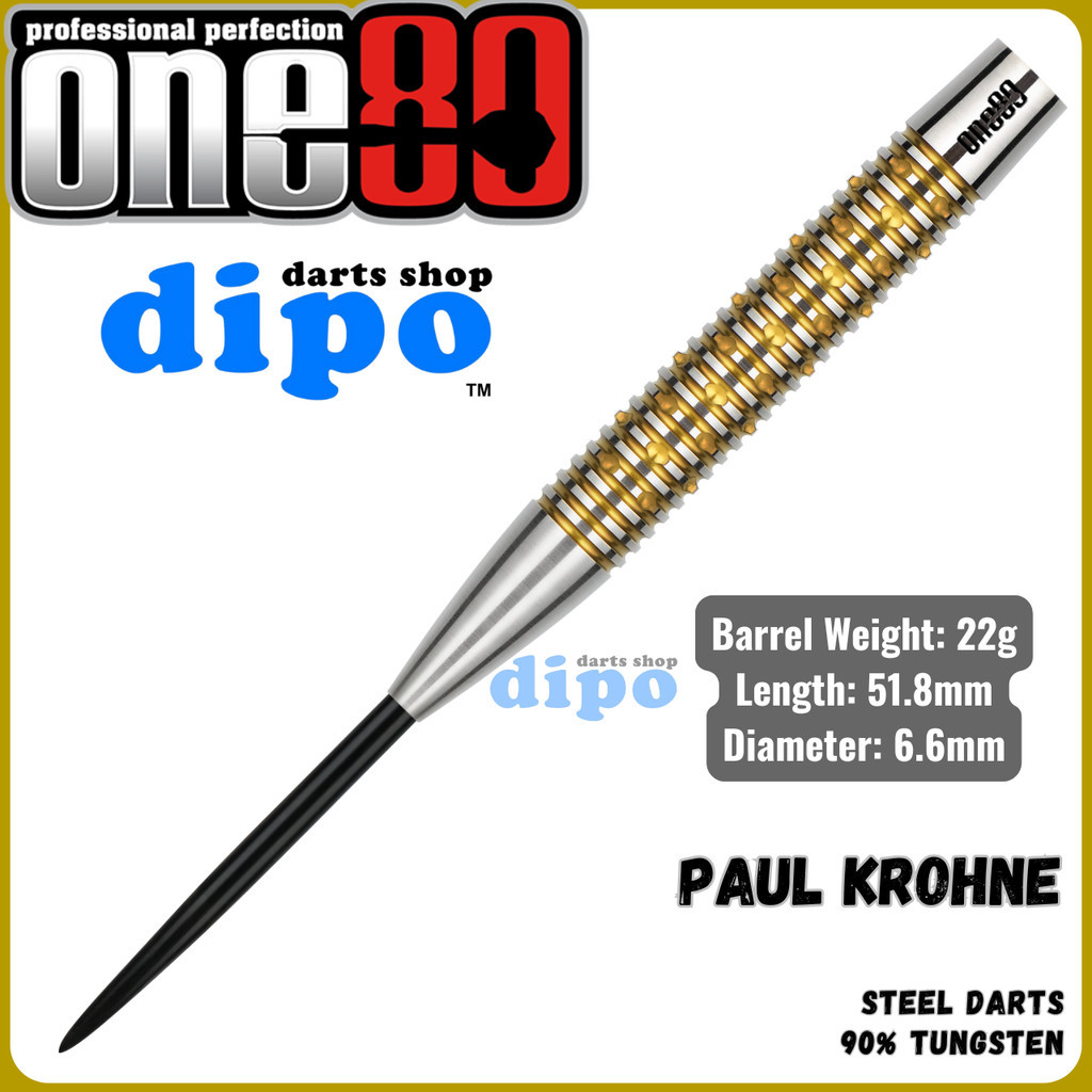 ONE80 Paul Krohne - ONE80 Steel Darts | Shopee Malaysia