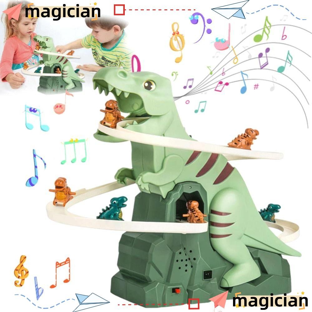 MAGIC Dinosaur Stair Climbing Toy, Puzzle Playsets Plastic Dinosaur ...