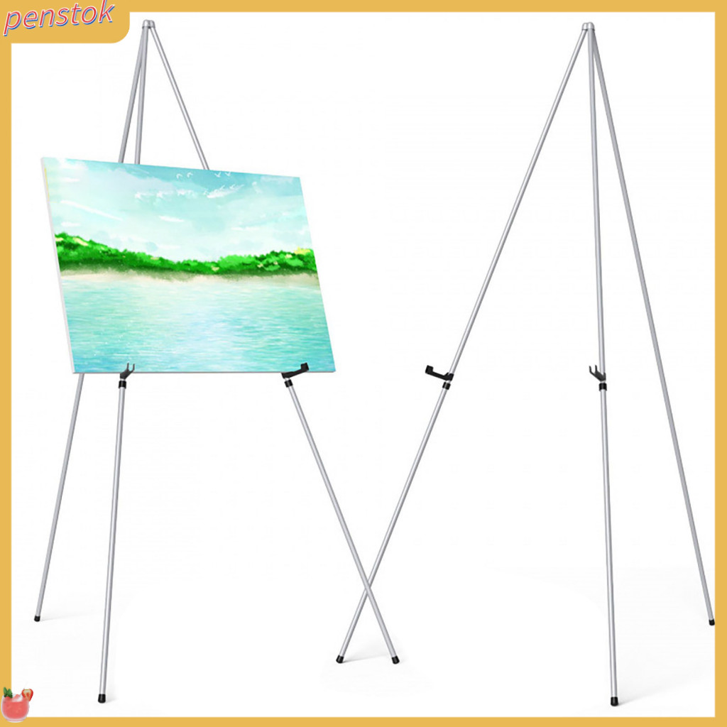 PEN| Foldable Display Stand Clip Display Easel Portable Metal Tripod ...