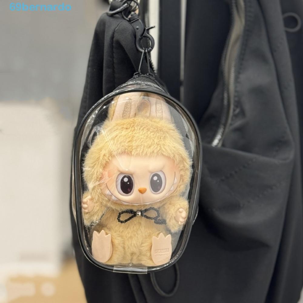 BERNARDO Labubu Display Bag, Dust-proof Outgoing Labubu V2 Doll Storage ...