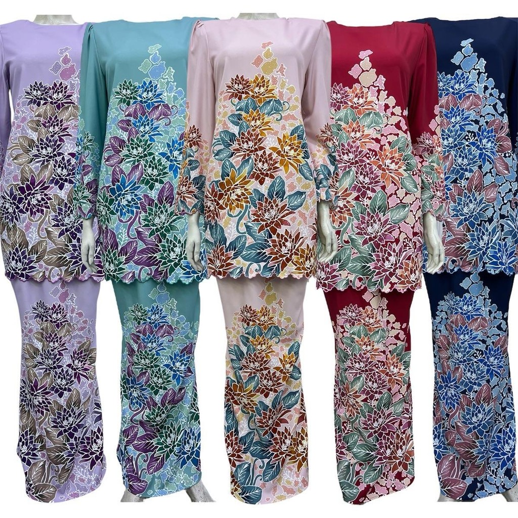 L00165 Yuna Kurung Moden Batik Fashion Dan Kain Duyung ( Size :38-50 ) | Shopee Malaysia