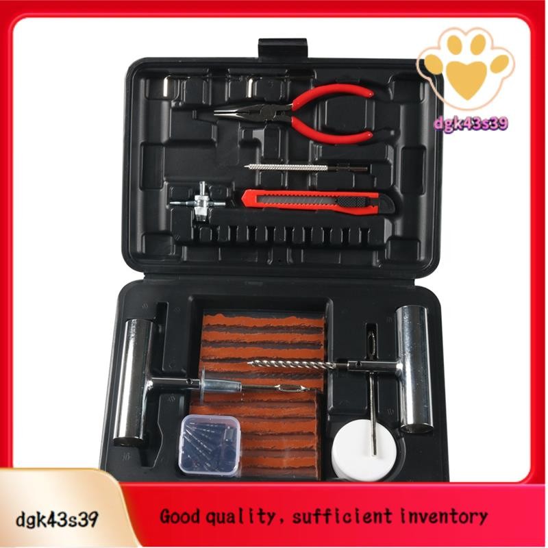 70PCS Tire Repair Kit, Heavy Duty Tire Plug Kit, Tire Patch Kit for Fix ...