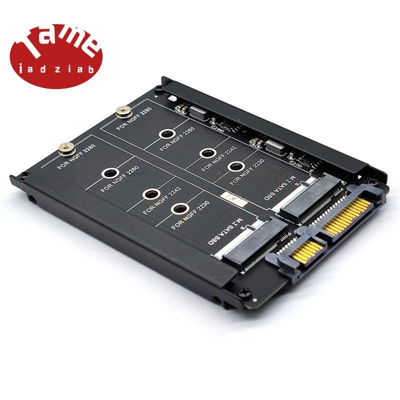 M.2 to SATA Adapter Card Dual Port M.2 NGFF SSD to SATA Interface ...