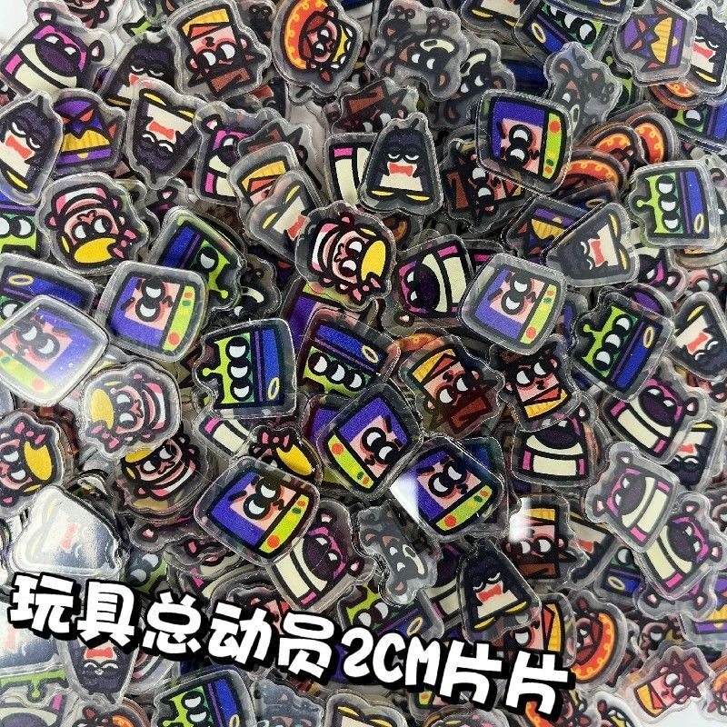 Ready Stock Toy Story 2CM Acrylic Patch DIY Patch Hand-Made Three-Eyed ...