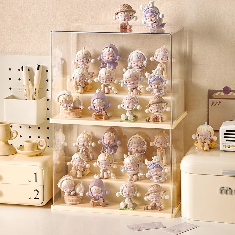 Acrylic Display Case Popmart Storage Organizer Transparent Boxes ...