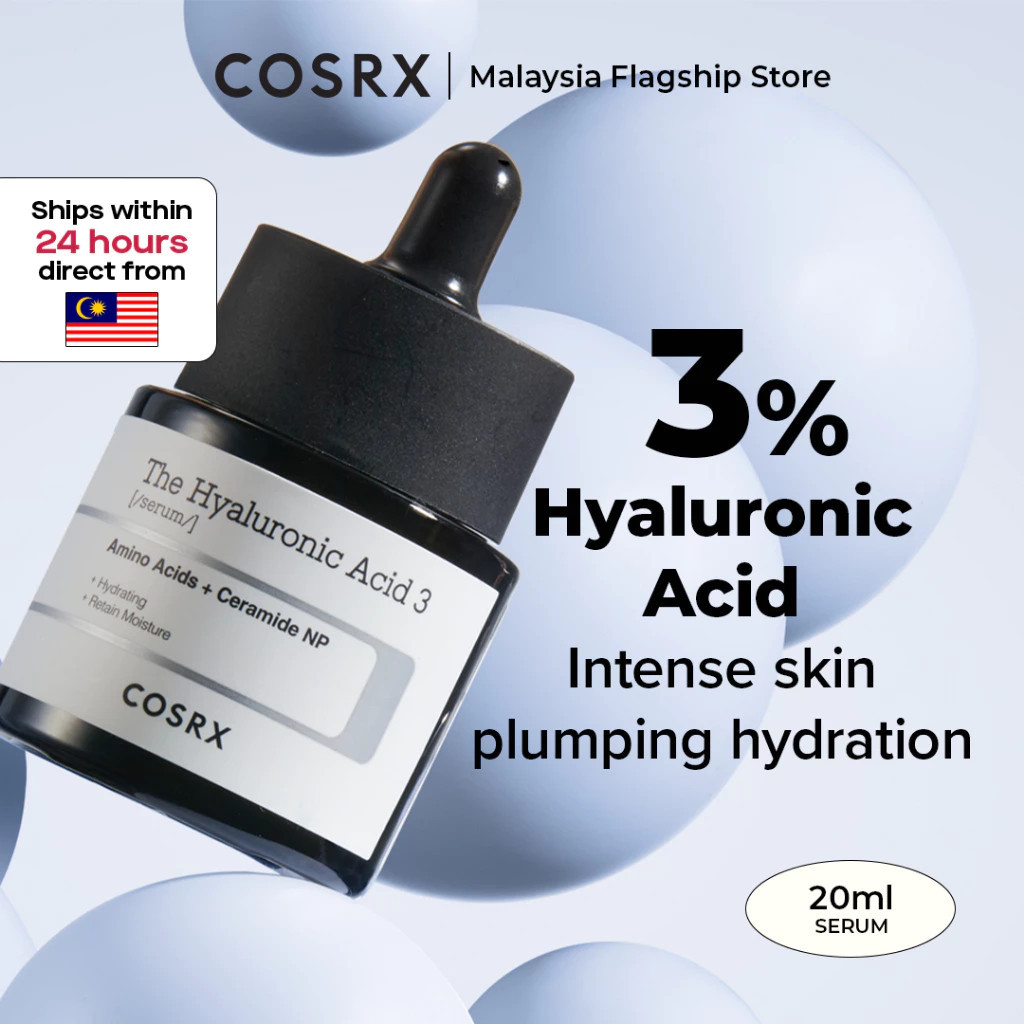 New COSRX The Hyaluronic Acid 3 Serum 20ml | Shopee Malaysia