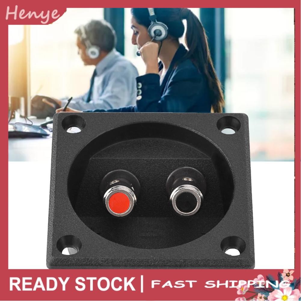 Henye Round Speaker Box Terminal Subwoofer Cup Silver Push Spring ...