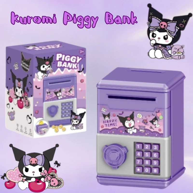 ATM Machine Kuromi Piggy Bank For Kids Tabung Duit Kanak Cute Toys ...
