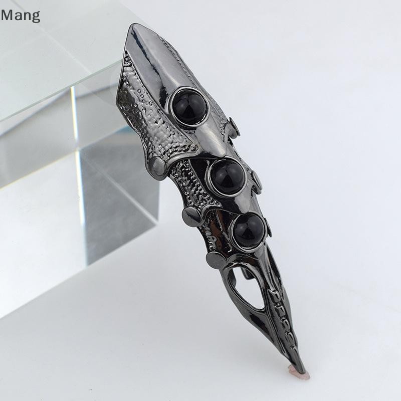 [Mang] Dragon Skull Finger Long Rings Punk Rock Animal Skull Finger ...