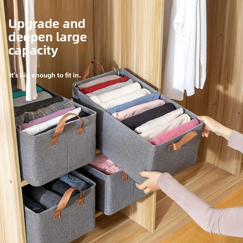 Foldable Under Desk Storage Box | Steel Frame Clothes Organizer Basket ...