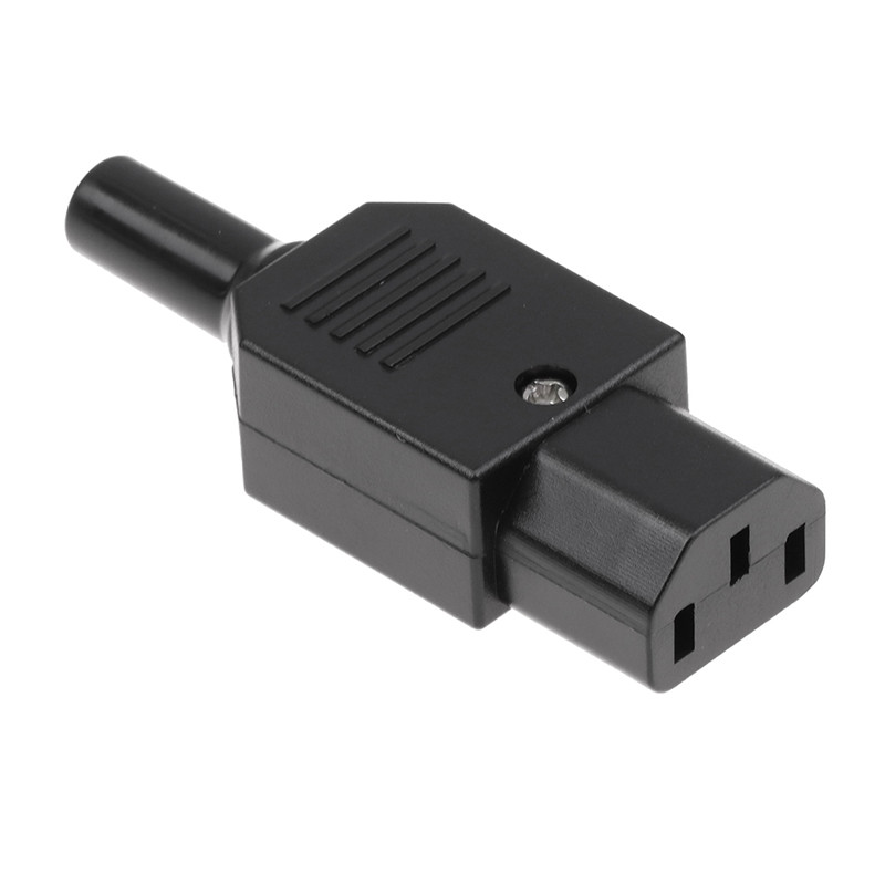 bri 1Pc 16A 250V Straight Cable Plug Connector C13 C14 Female Male Plug ...