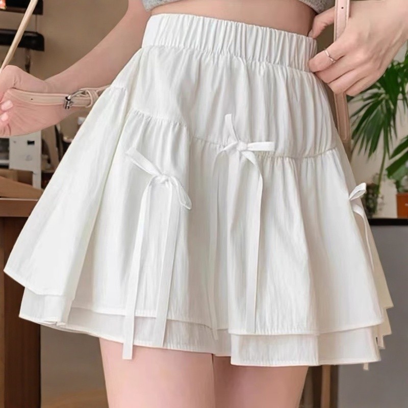 Retro A-Line Skirt | Mini Skirt | Ins Style Cake Skirt | Anti-Slouch ...