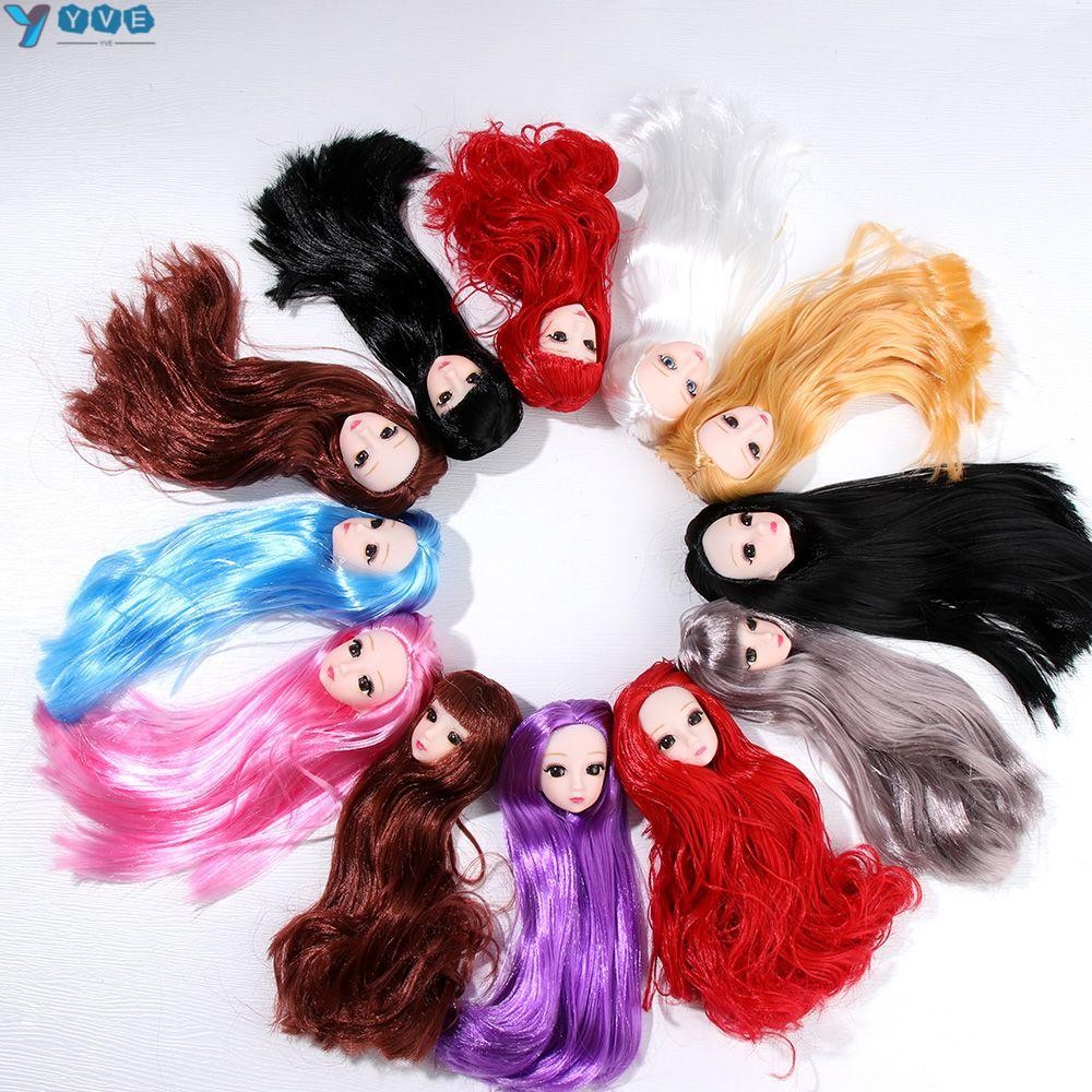 YVETTE Girl Gift 30 Dolls Joint 1/6 BJD DIY Head Wear Doll Head Toys ...