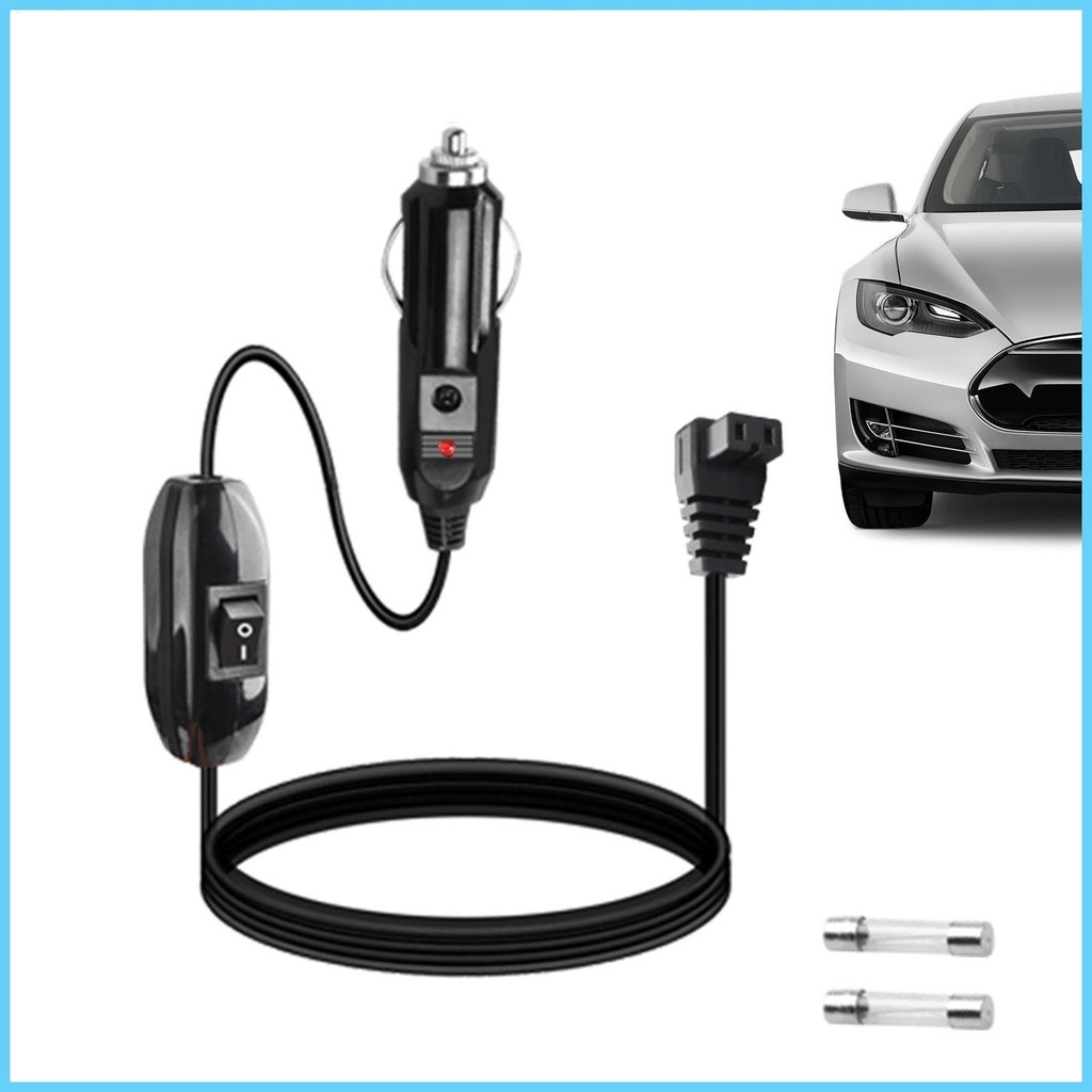 Car Refrigerator DC Power Cord 12V/24V Car Fridge Cooler DC Power Cord ...