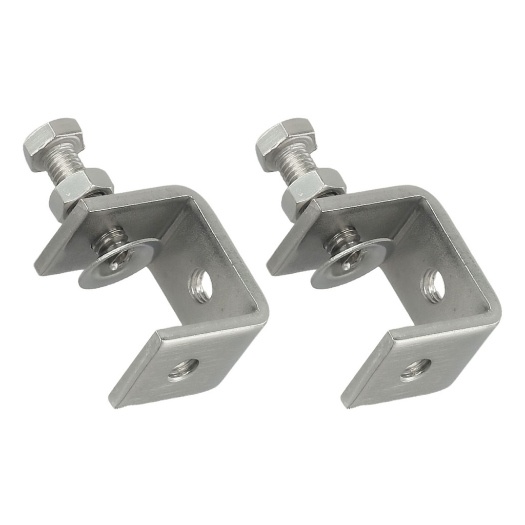 [TWILIGHT] 4X Stainless Steel C Clamps Tiger Clamp for Mounting U ...