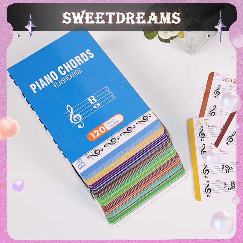 Piano Chord Flashcards with Piano Chords Chart for Beginners & Music ...