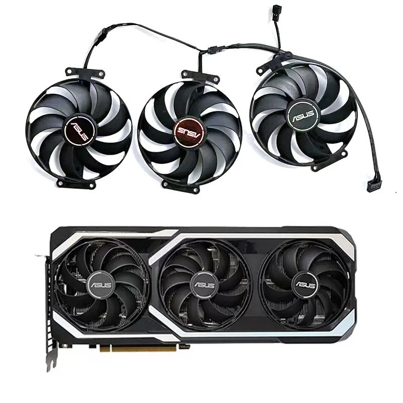 Brand new 7PIN CF9010U12D CF1010U12S RTX3070 GPU fan for ASUS GeForce ...