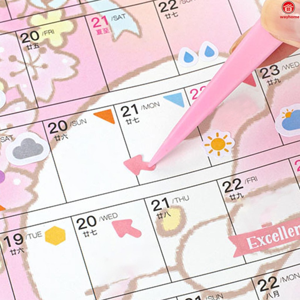 Annual Year Wall Calendar Poster Quick Date Checking and Easy Future ...