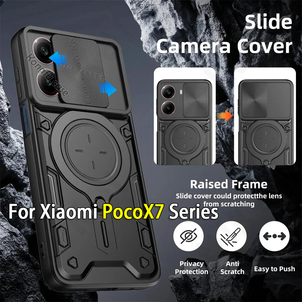 Slide Camera Lens Casing For Xiaomi Poco X7 X6 Pro PocoX7Pro PocoX7 ...