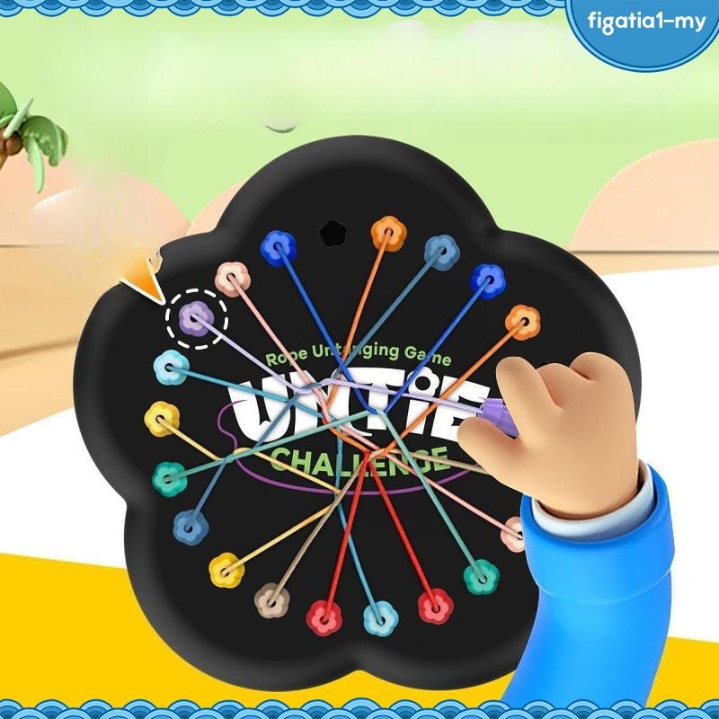 [figatia1] Rope Untangling Rope Knots Mind Toy Spatial Imagination ...