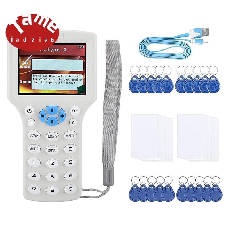 Advanced RFID Card Reader Burner:IC/ID English 10 Frequency RFID ...