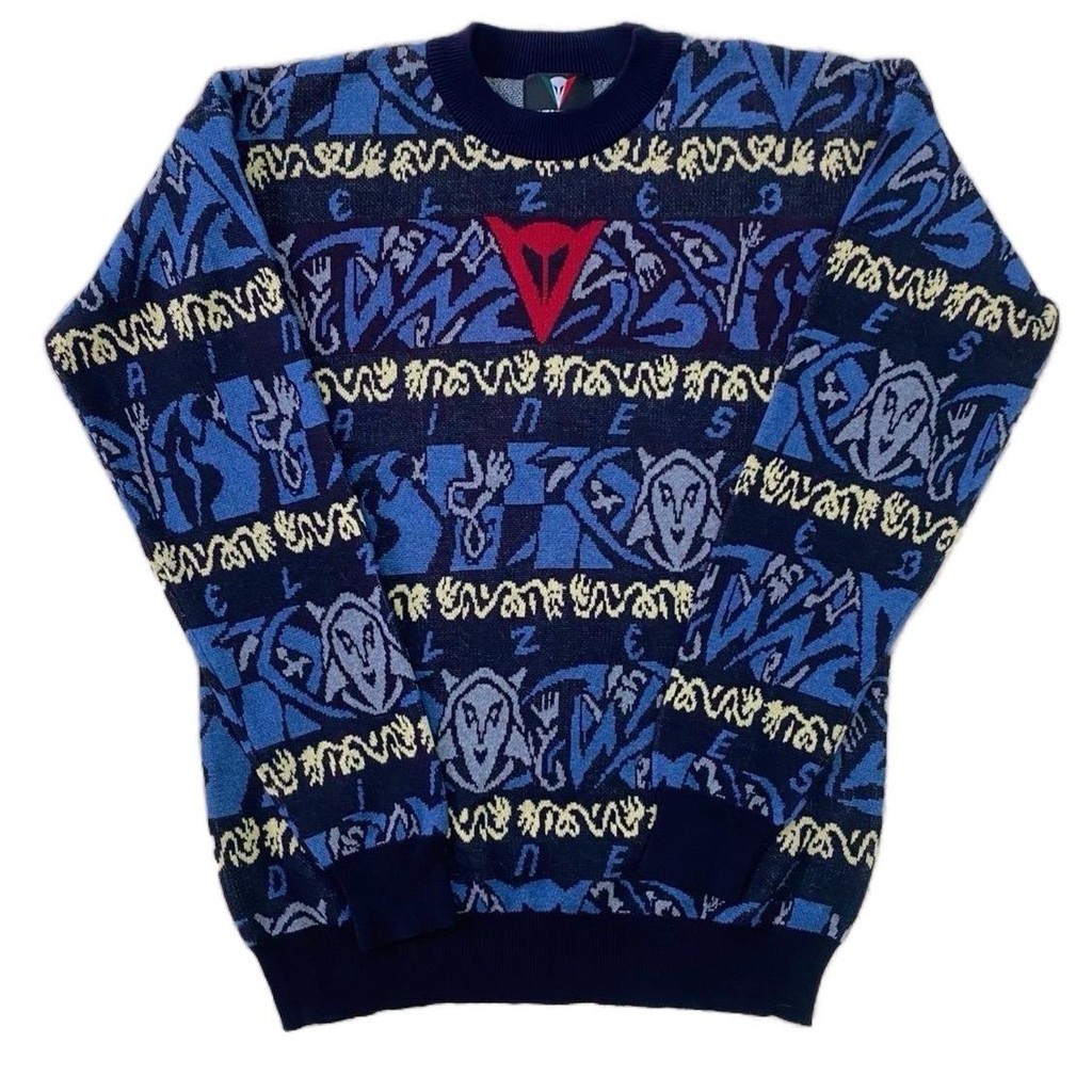 DAINESE BELZEBU KNITWEAR BIRU - kain guni - kain kait | Shopee Malaysia