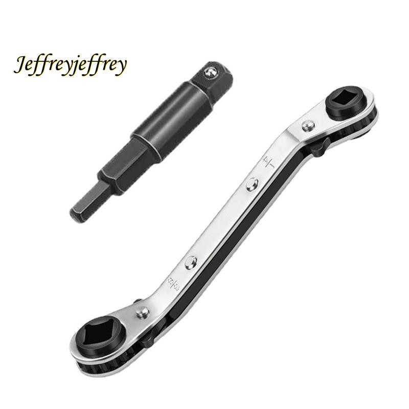 Hvac Service Wrench Air Conditioner Valve Ratchet Wrench (1/4Inch, 3 ...