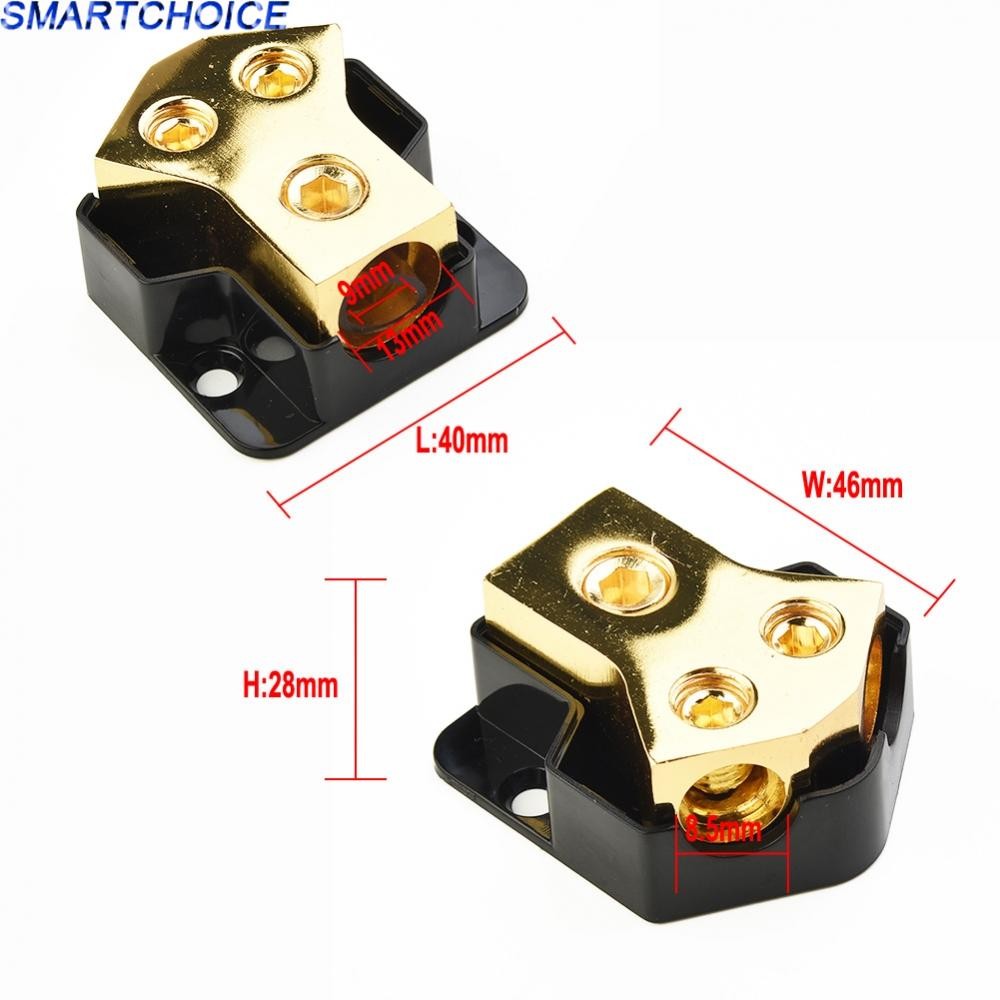 Amp Power Distribution Block Car Audio Splitter 2Way Output Distributor ...
