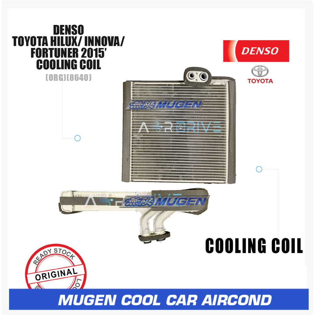ORIGINAL DENSO TOYOTA HILUX/ INNOVA/ FORTUNER 2015' COOLING COIL ( 8640 ...
