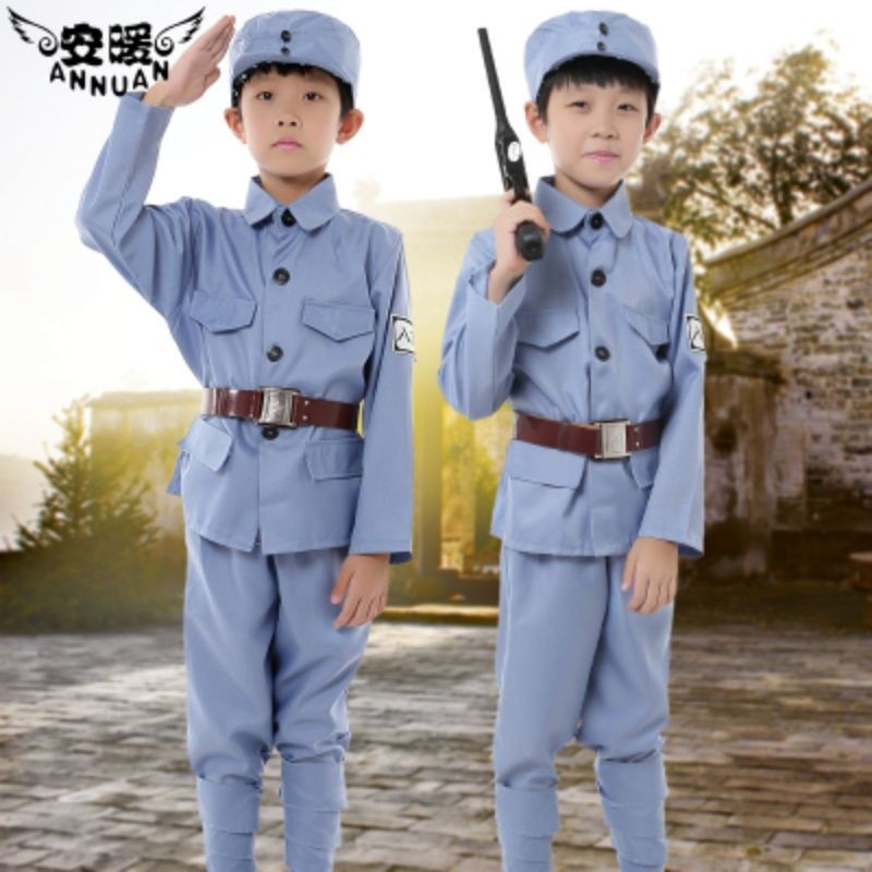 Children's Eight-Road Army Performance Costume New Four Army Clothes ...