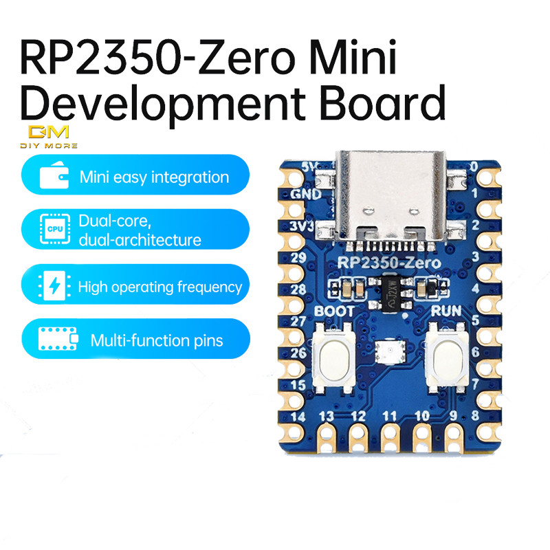 DIYMORE RP2350 Zero Mini Development Board Microcontroller Development ...