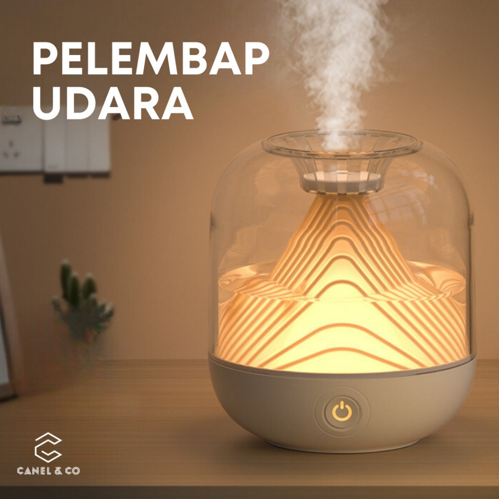 WIRELESS USB Air Humidifier Transparent Water Tank 700ml AROMA ...