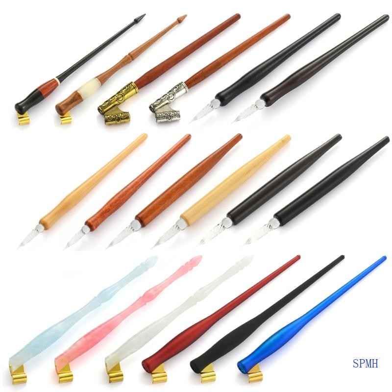 SUP Professional Gothic Pen Dip Pen Calligraphy Oblique Dip Pen Holders ...