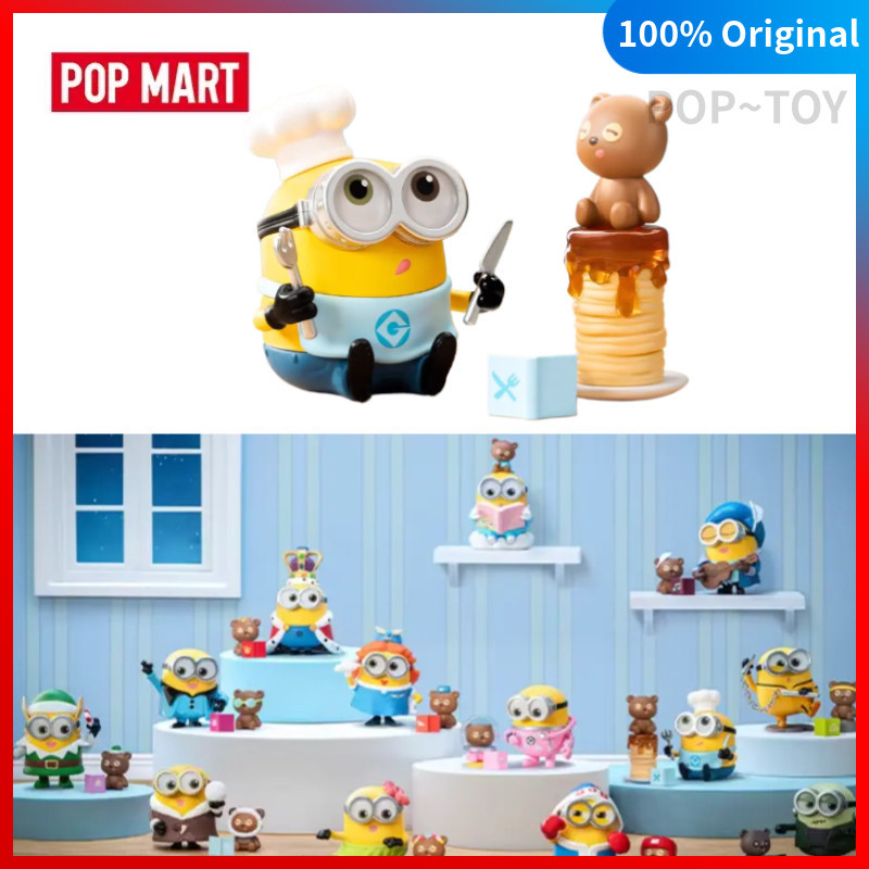 POPMART Minions Bedtime Stories by BOB and TIM Series Blind Box Figures ...