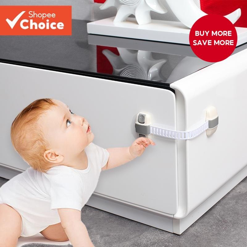 SAFELON 1 Packs Cabinet Locks Drawer Locks for Babies Safety Childproof ...