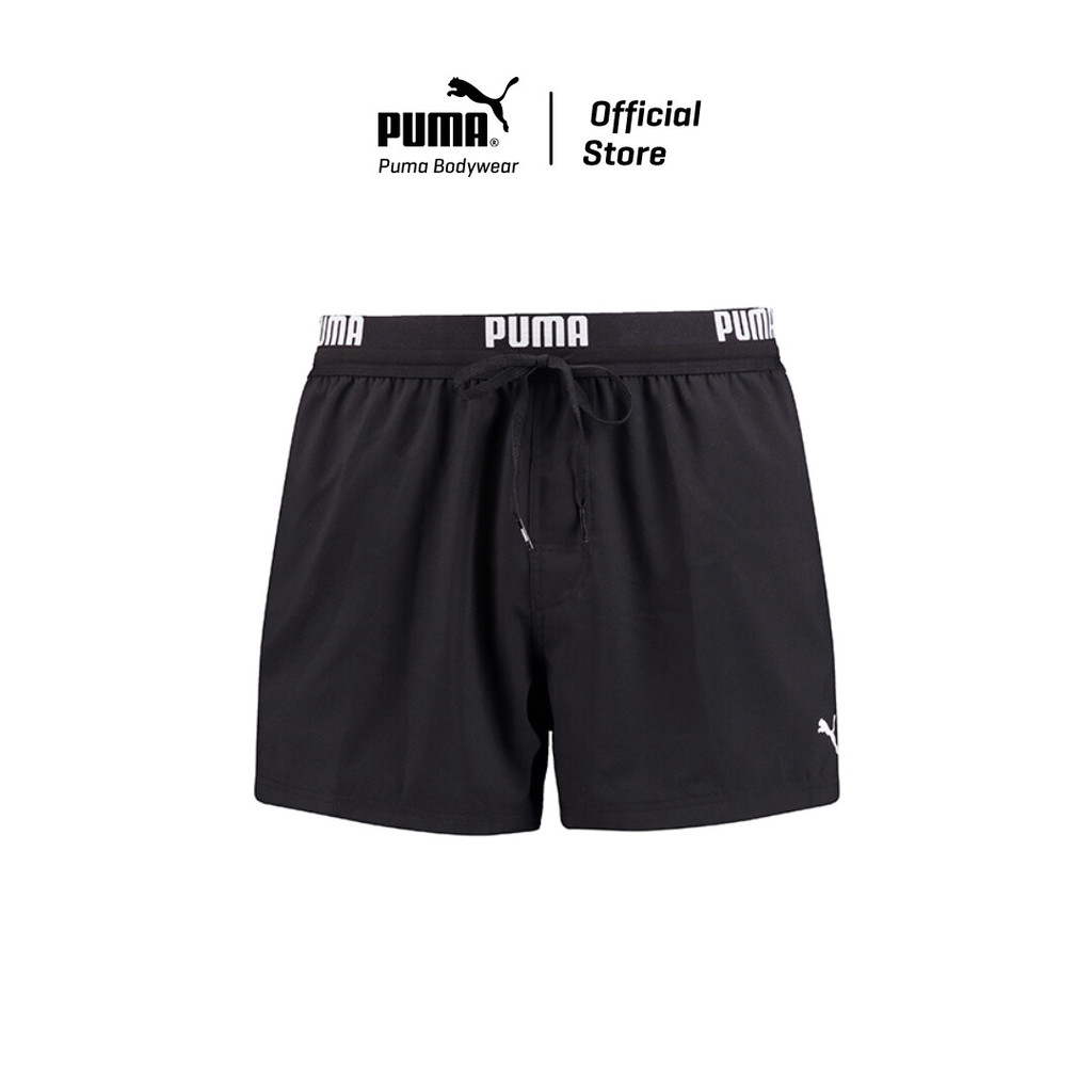 PUMA Swim Men Logo Short Shorts- Seluar Pendek Renang Lelaki- Quick Dry ...