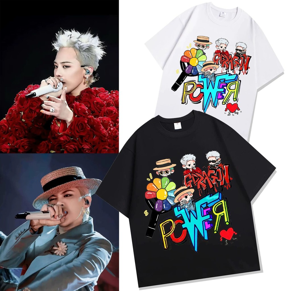 GDRAGON GDRAGON Pain Clothes Concert Peripheral Support Clothes Printed ...