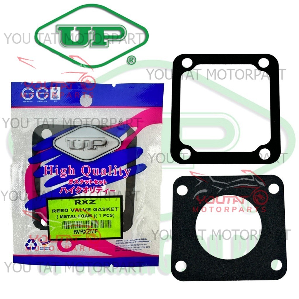 UP GASKET YAMAHA RXZ Y125Z Y125ZR REED VALVE GASKET METAL FOAM BESI V ...