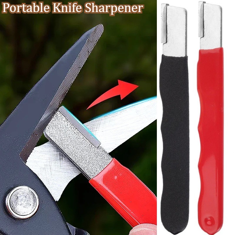 1PCS Sharpener with Lid 1PC Portable sharpening tools Sharpening Stone ...