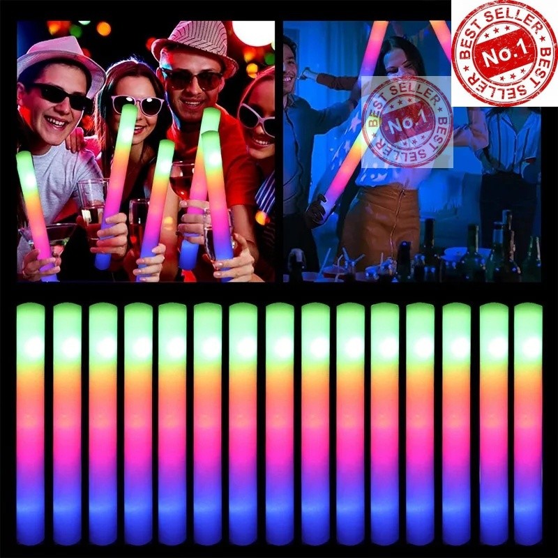 MC#Multi-color Led Glow Stick Inflation Rod for Wedding Celebration ...
