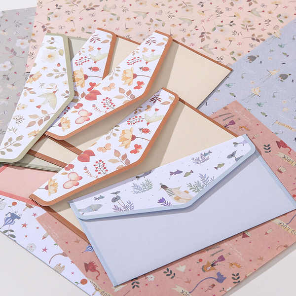 sampul duit raya 2025 Ringkas dan comel Jepun ins-style gadis hati sastera sasurat set alat ...