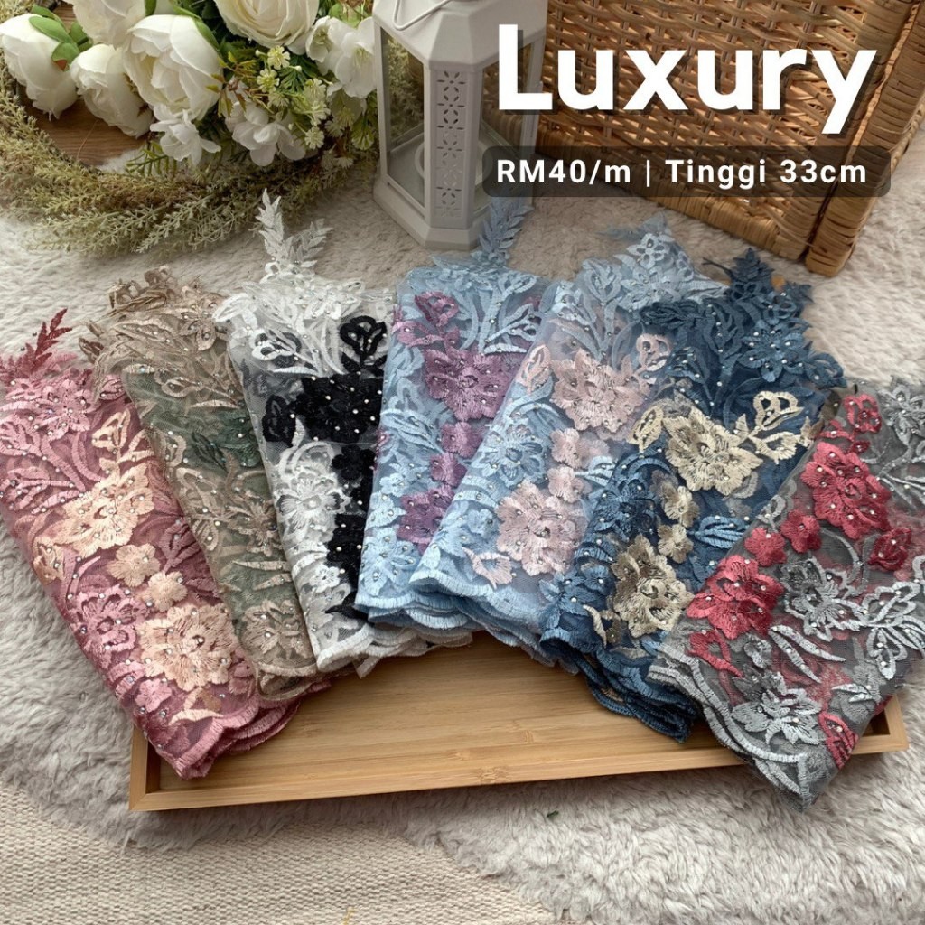 🔥HOT SELLING🔥LUXURY LACE CANTIK DAN MEWAH SESUAI UNTUK PELBAGAI GAYA ...