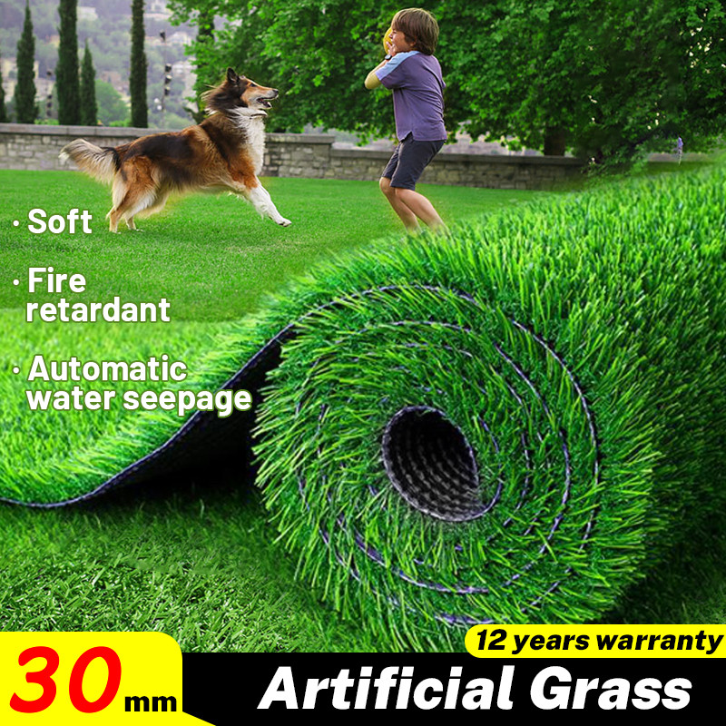 4m/13ft Wide, 13ft~82ft Non-Slip Artificial Grass for Indoor & Outdoor ...