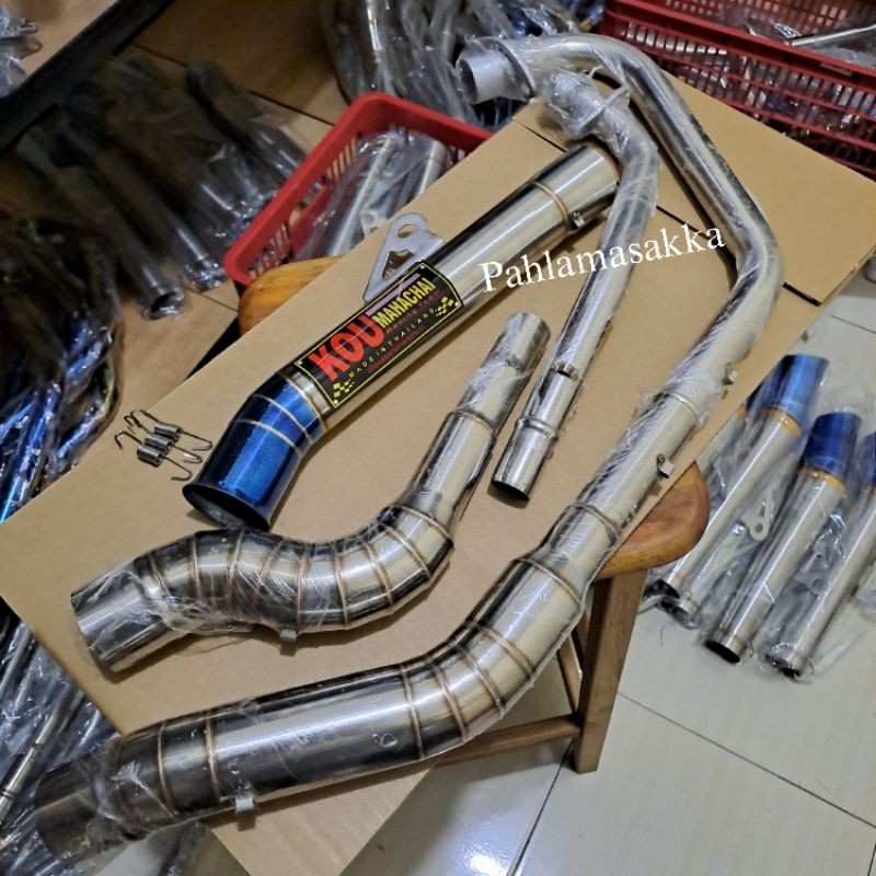1set kou Mahachai OPEN tube pipe raider 150carb,fi Tmx pinoy Rusi_TC125 ...