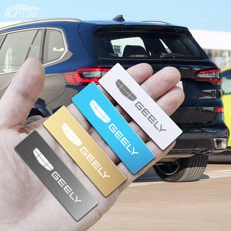 Geely Mirror Metal Car Logo Sticker 3D Stainless Steel Badge ...