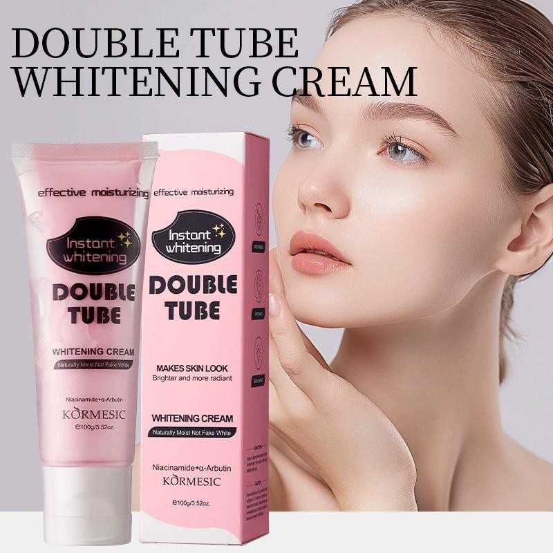 KORMESIC Double Tube Whitening Cream Instant Whitening Natursally Moisturizing Not Fake White ...