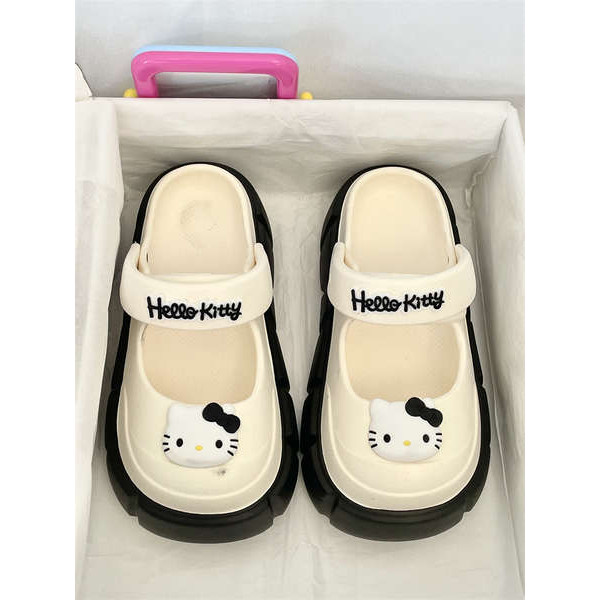crocs women crocs Selipar kaki Hello Kitty yang bergaya dan comel untuk ...